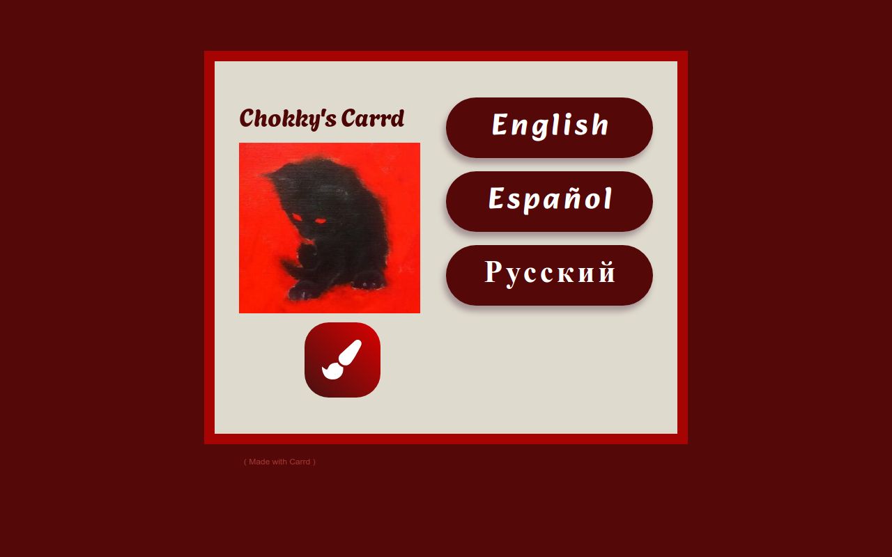 Chokky's carrd